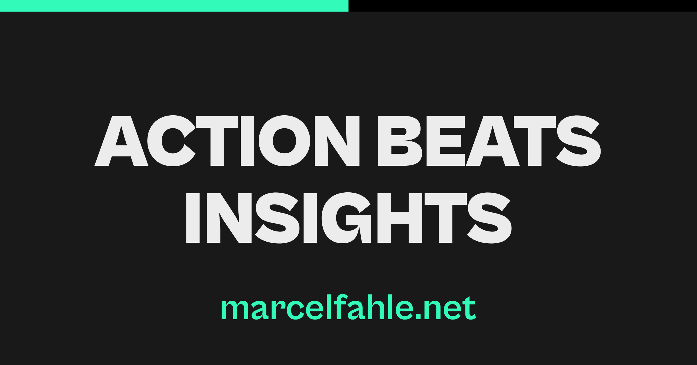 Action Beats Insights